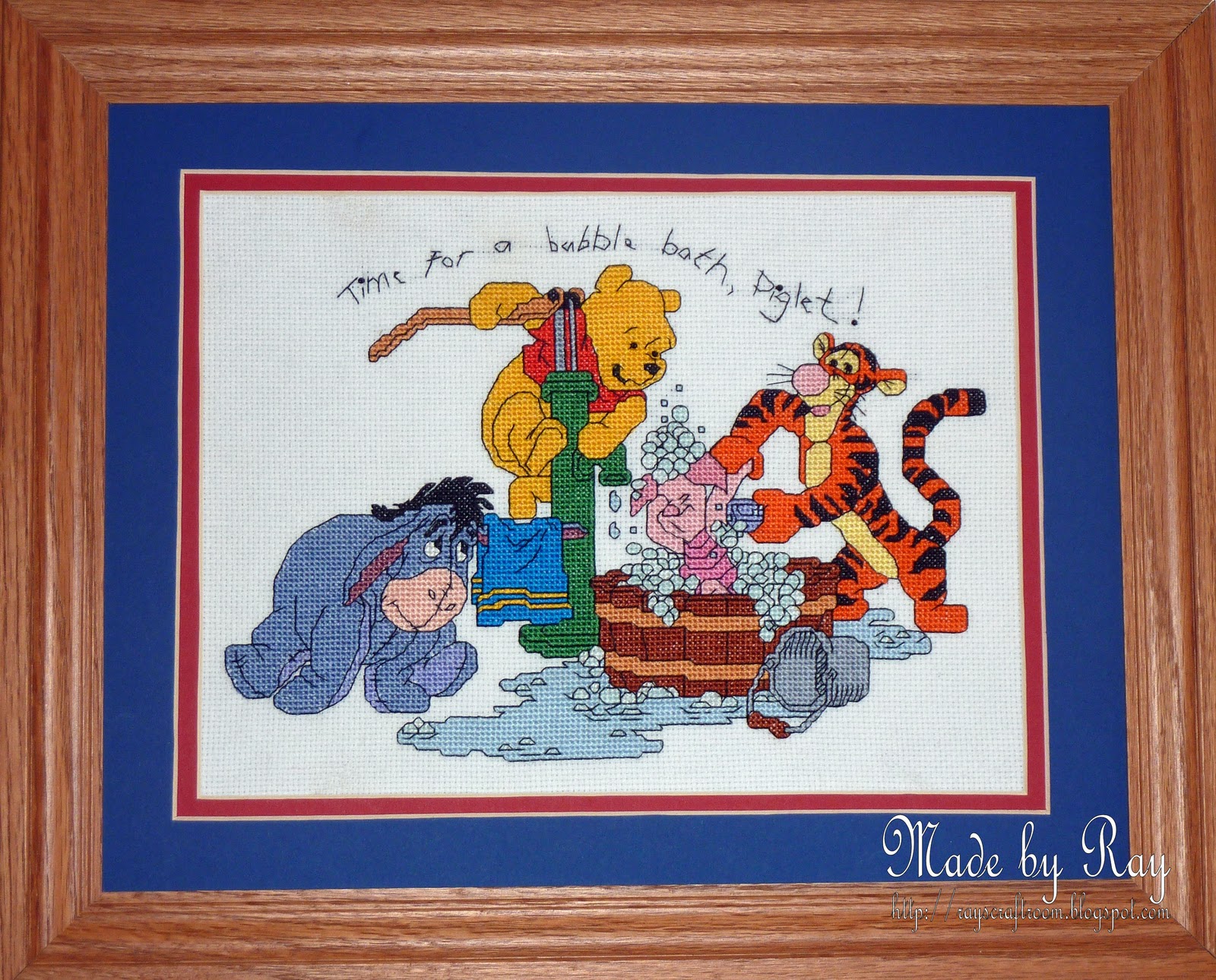 Made by Ray: Time for a Bubble Bath, Piglet