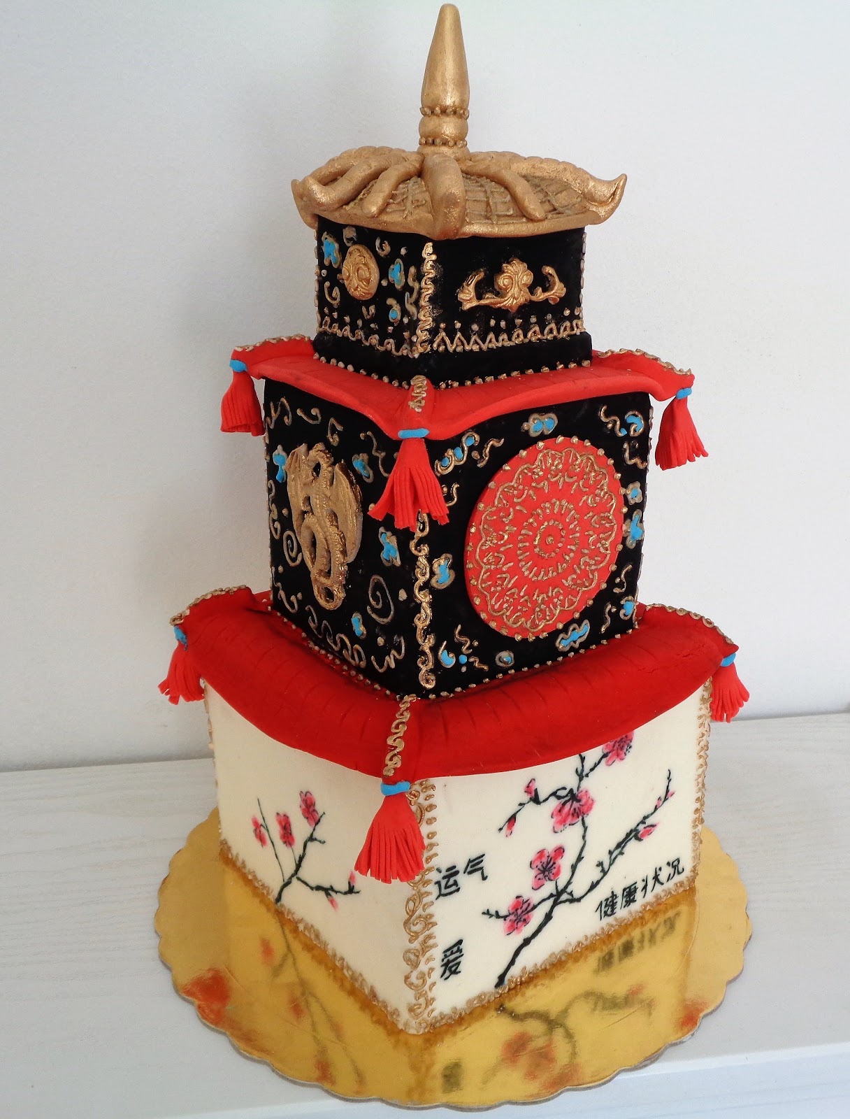 Olga's Art Blog: Chinese Pagoda Cake