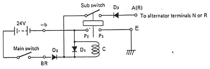 alat berat: cara kerja battery relay switch