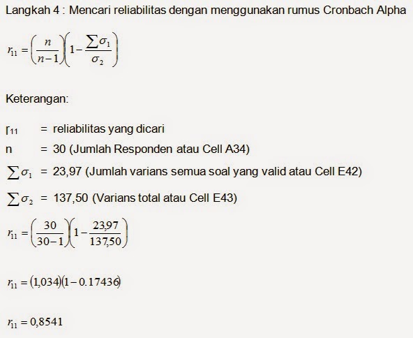 Hasil Penelitian: Cara membuat Uji Reliabilitas Instrumen penelitian