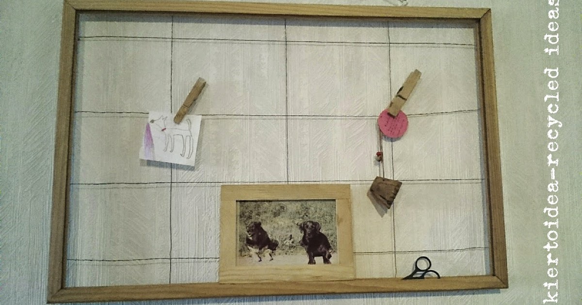 kiertoidea - recycled ideas: Ilmoitustaulu rautalangasta - Wire ...