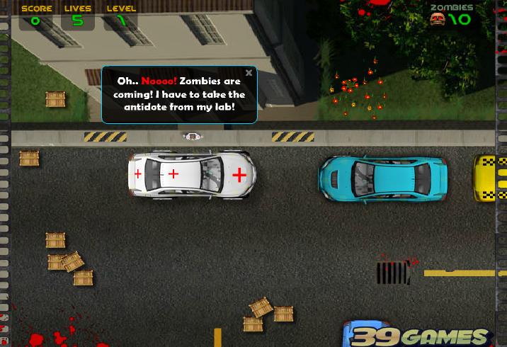 Game Car Zombie Driver