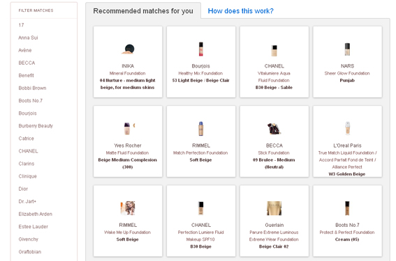 Findation.com, trouvez votre nuance parfaite de fond de teint ...
