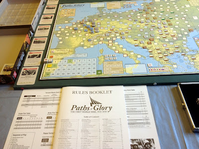 Sgt Steiner's Wargaming Blog: Paths of Glory set-up