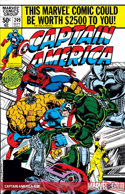 Marvel Comics of the 1980s: 1980 - Anatomy of a cover - Captain America ...