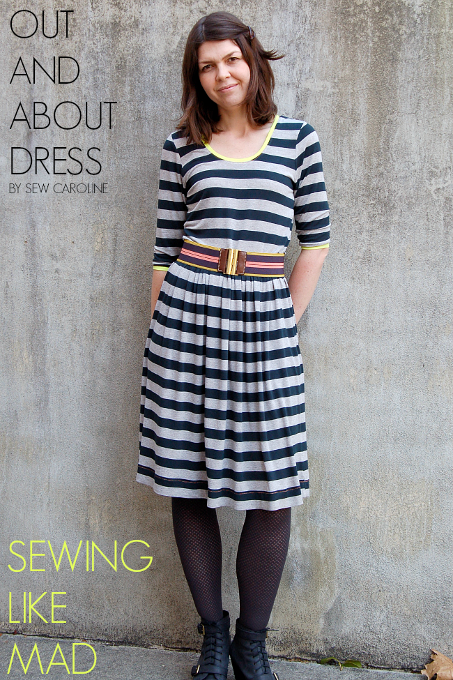 Sewing Like Mad: Out and About Dress by Sew Caroline