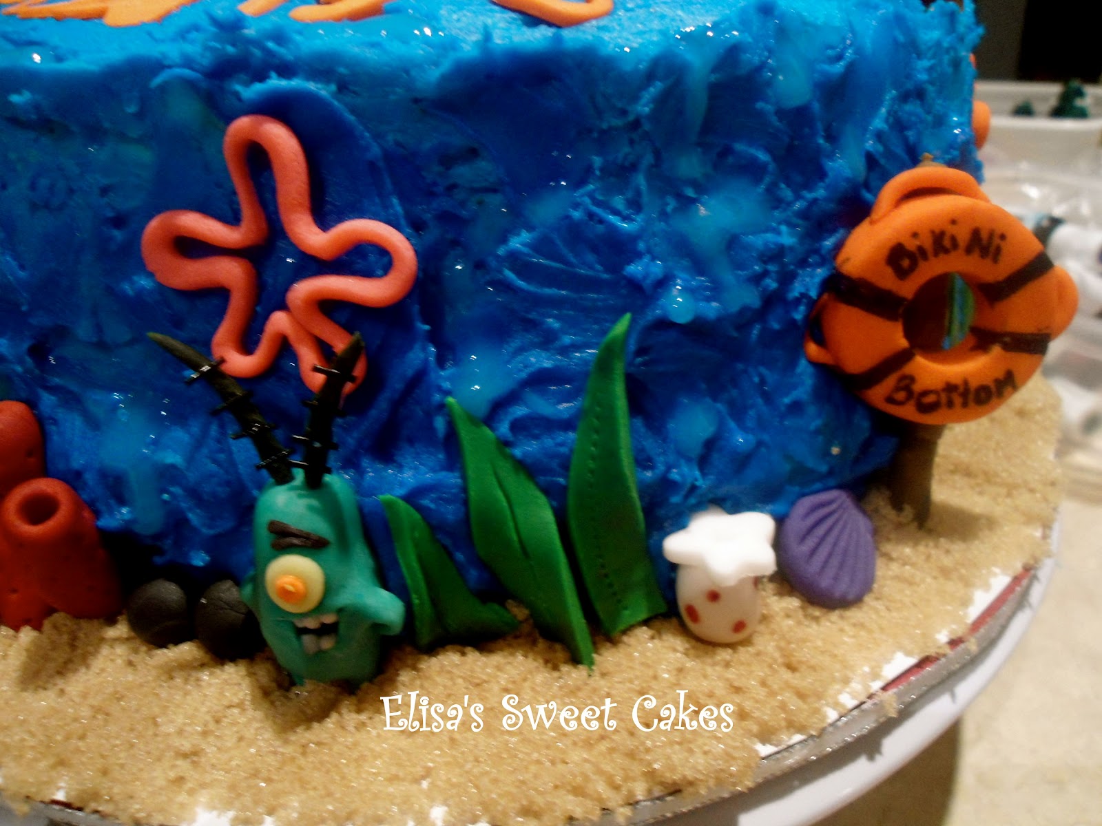 Elisa's Sweet Cakes: SpongeBob Cake
