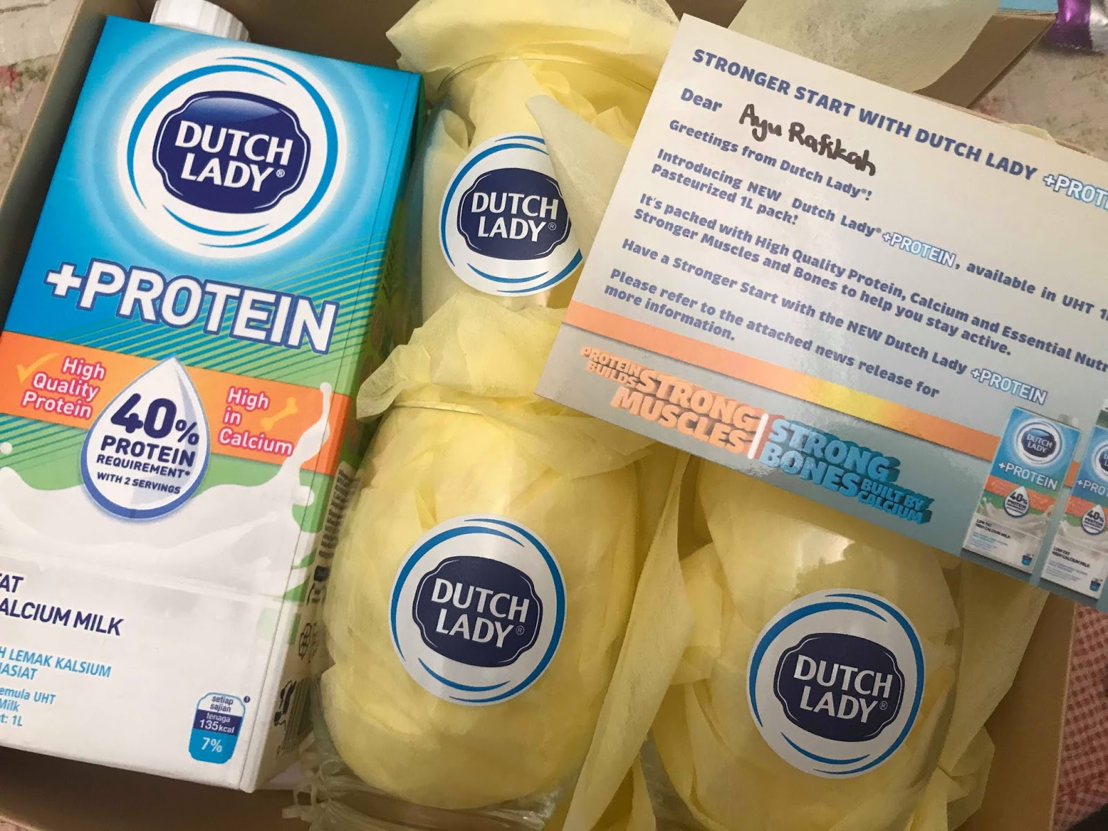 DUTCH LADY +PROTEIN BAHARU DENGAN PROTEIN BERKUALITI DAN KALSIUM YANG ...