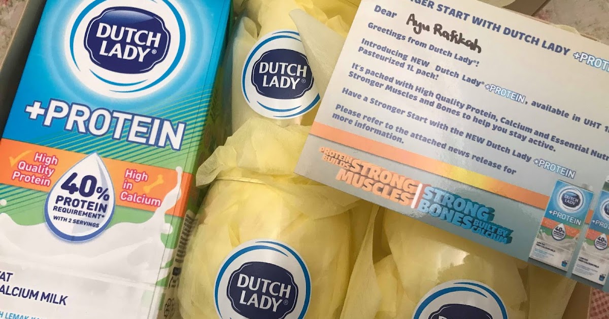 DUTCH LADY +PROTEIN BAHARU DENGAN PROTEIN BERKUALITI DAN KALSIUM YANG ...