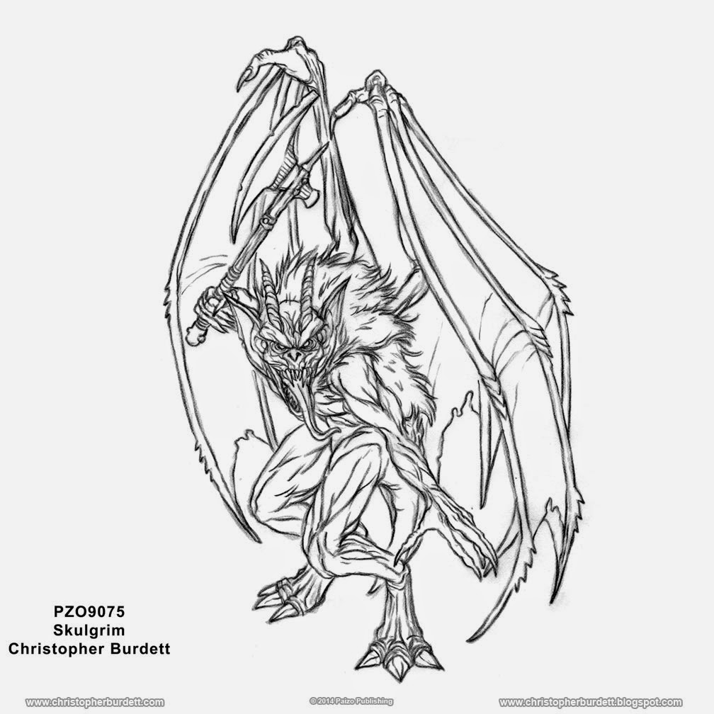 The DOODLES, DESIGNS, and aRT of CHRISTOPHER BURDETT: Skulgrim ...