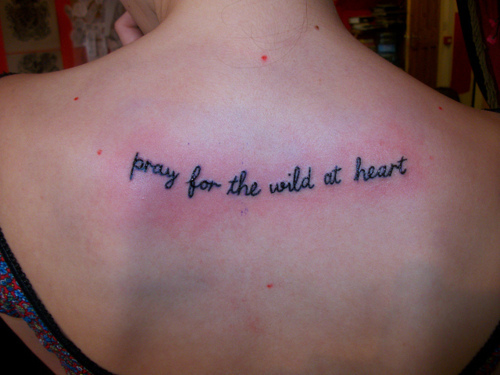 Back Word Tattoos | Life Style Pics