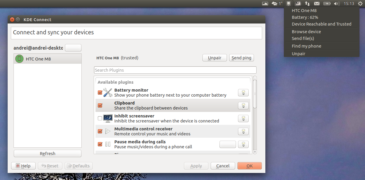 Integrate Your Android Device With Ubuntu Using KDE Connect Indicator Fork ~ Web Upd8: Ubuntu ...