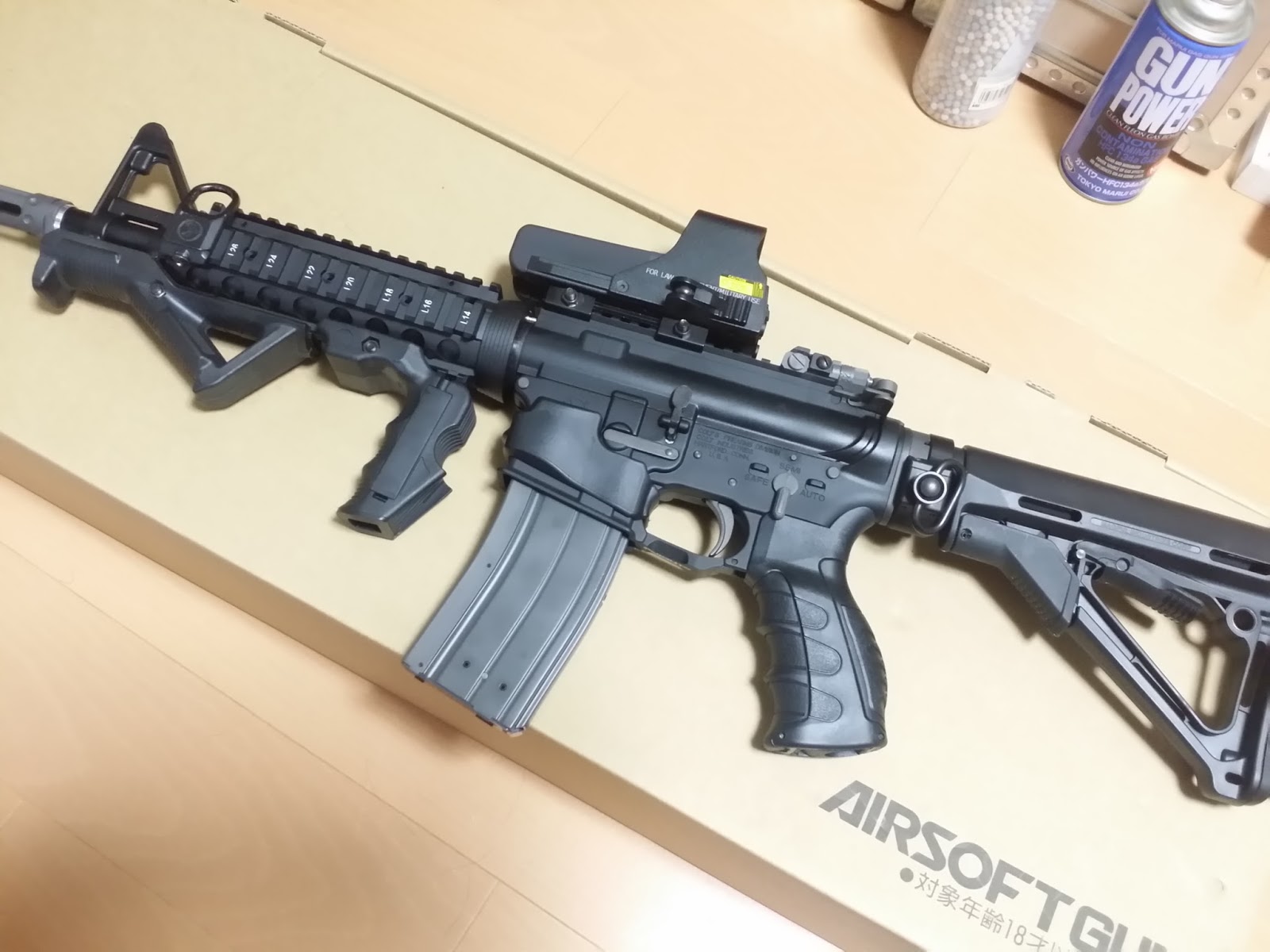 オトナもオモチャ（主に電動ガン、ガスガン、モデルガンのレビュー）: コルト M4A1 CQB-R（Colt M4A1 CQB-R）