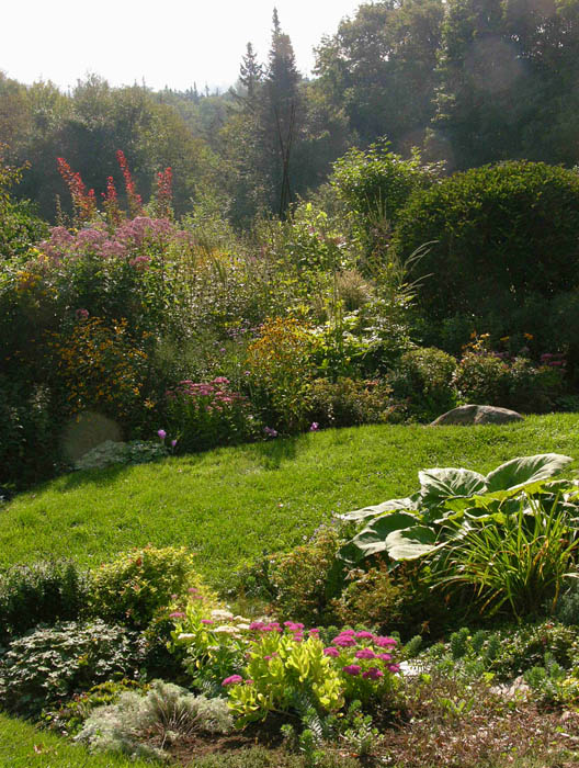 Studio and Garden: In a Dramatic Garden: The Shapes and Colors of September