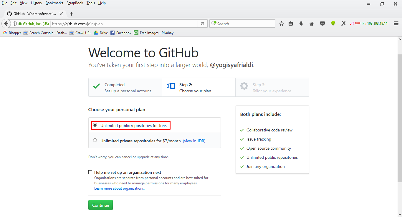 Cara Mudah Daftar GitHub ~ Domo Teknologi
