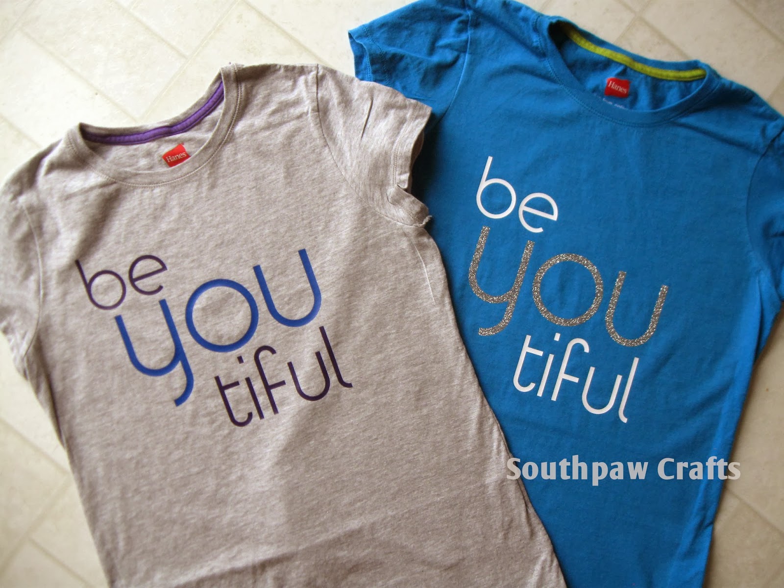 Southpaw Crafts: Be You Tiful - Beautiful - T shirts FREE Silhouette file