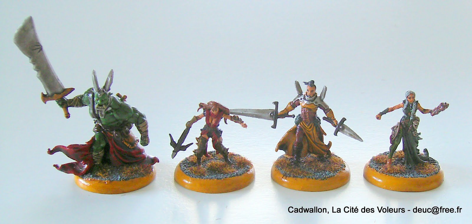 3D Board Games And Miniatures: Cadwallon - Défi Peinture, le final