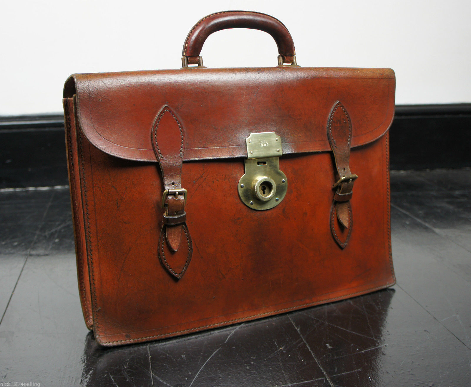 Andersen leather : Briefcase locks