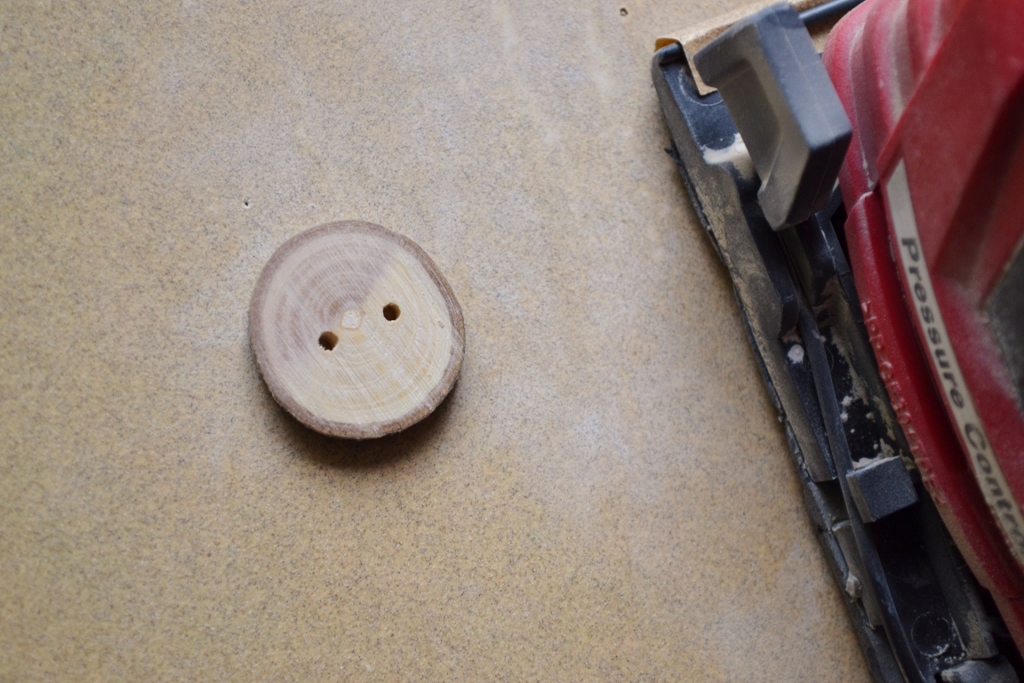 Over The Apple Tree: Wood Button Tutorial