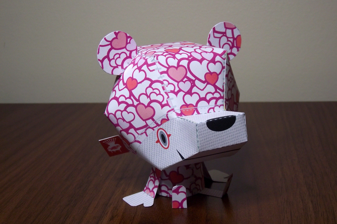 Greenelf's Paper Toys: Valentine Br. By Shin Tanaka