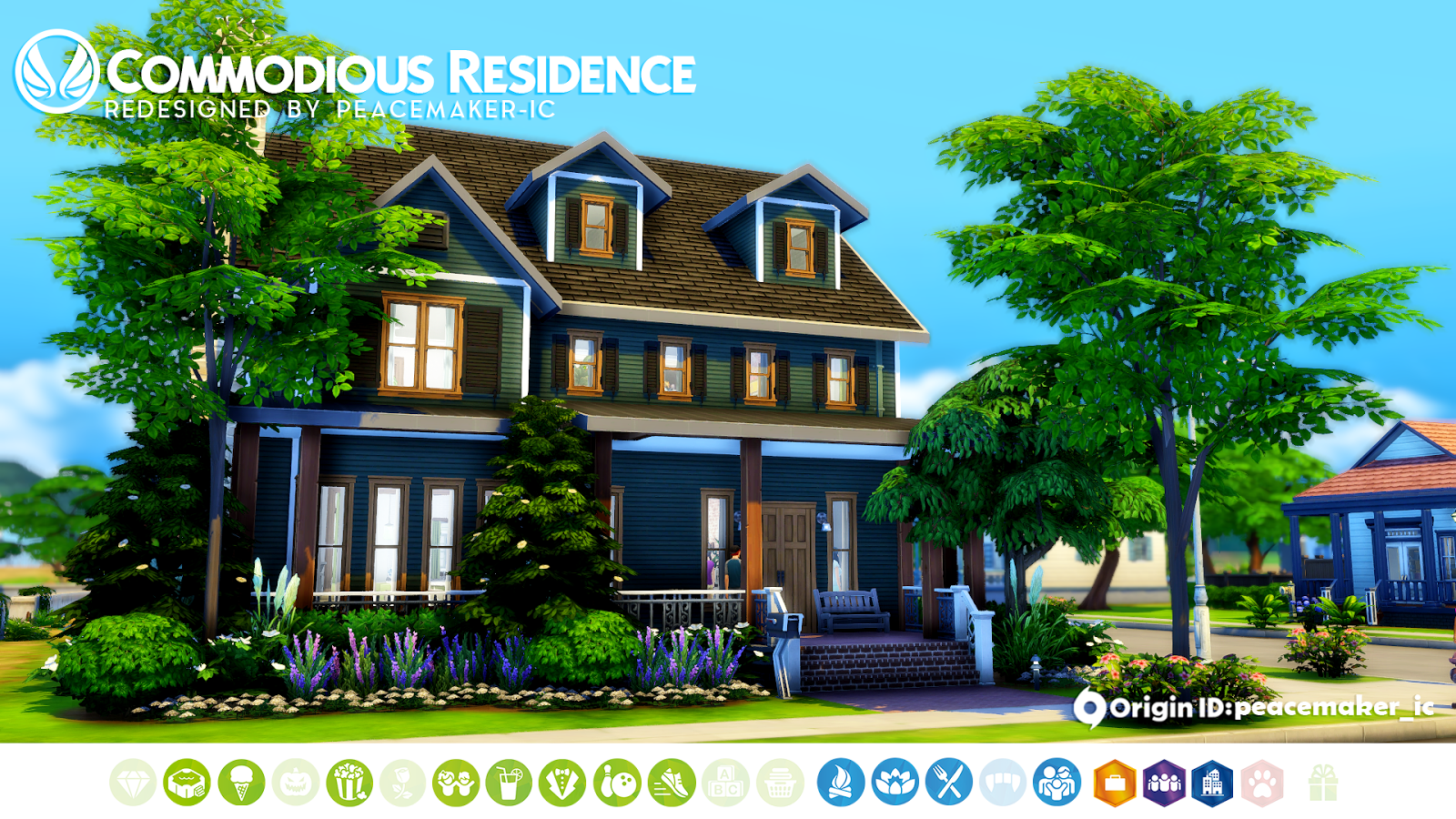 Simsational Designs: Commodious Residence - Parenthood House Makeover