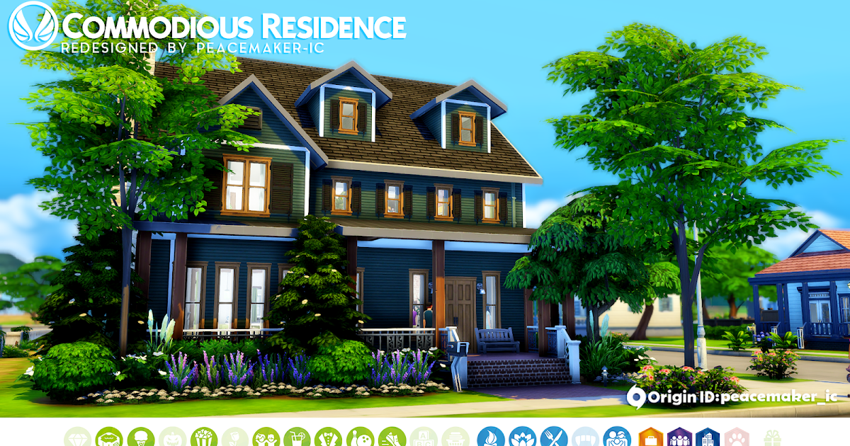 Simsational Designs: Commodious Residence - Parenthood House Makeover