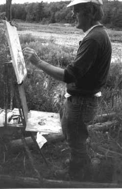 Ron Simpkins (1942- 2008): Ron The Artist At Work