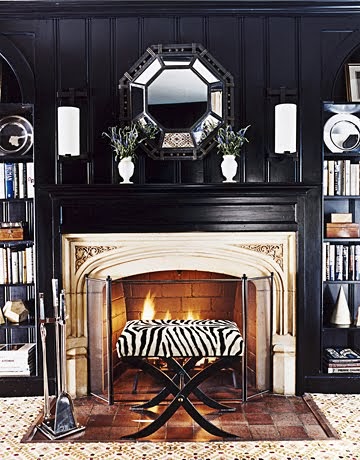 vignette design: Tuesday Inspiration: Dramatic Black Decor