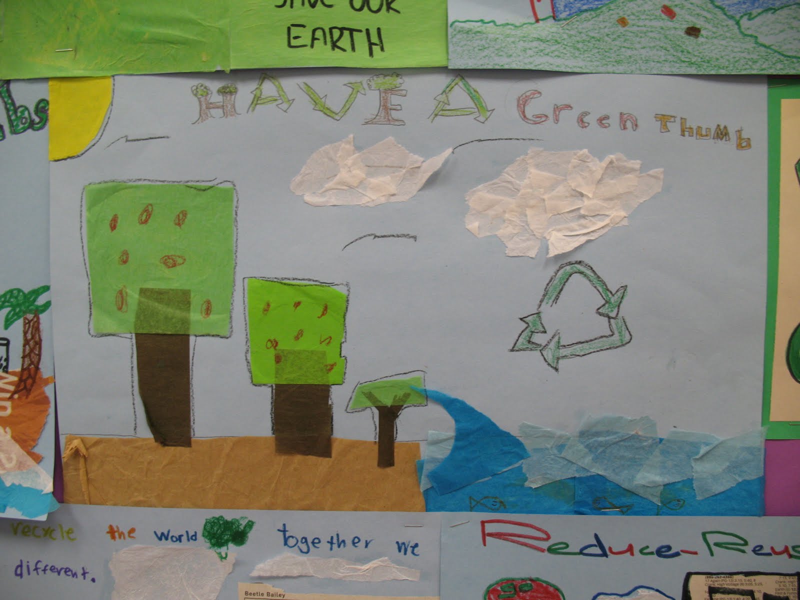 The Elemental Art Room: Recycled Collages!