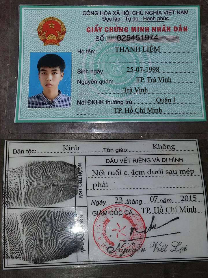 [PSD] CMND Nam 2 mặt - Thanh Liêm Blog