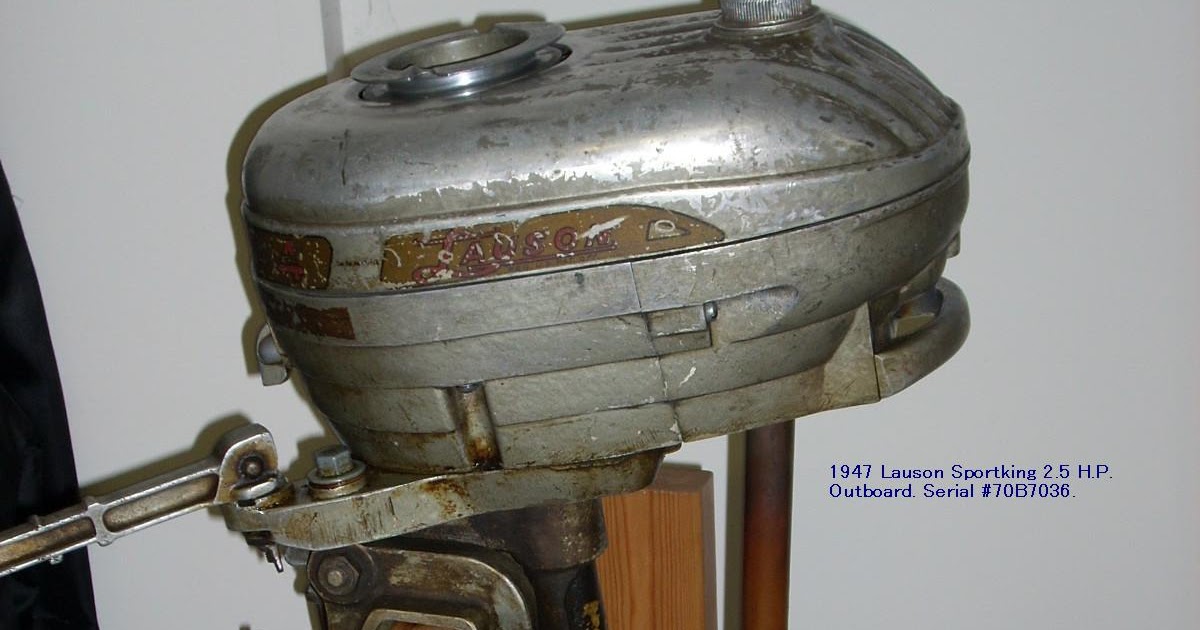 小さな船外機屋さん・Small outboard WorkShop: Antique Outboard Motor by LAUSON of ...