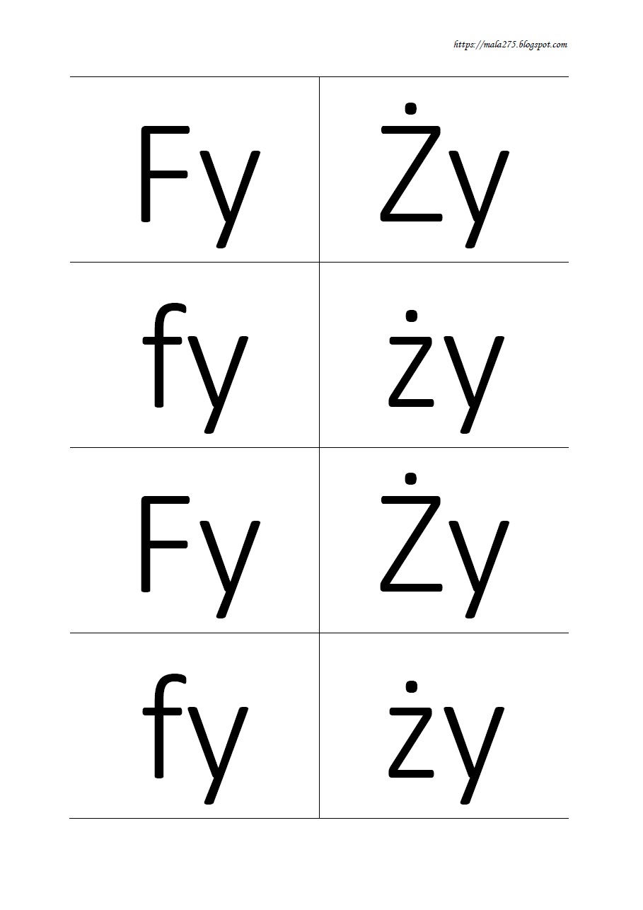 BLOG EDUKACYJNY DLA DZIECI: Literka F