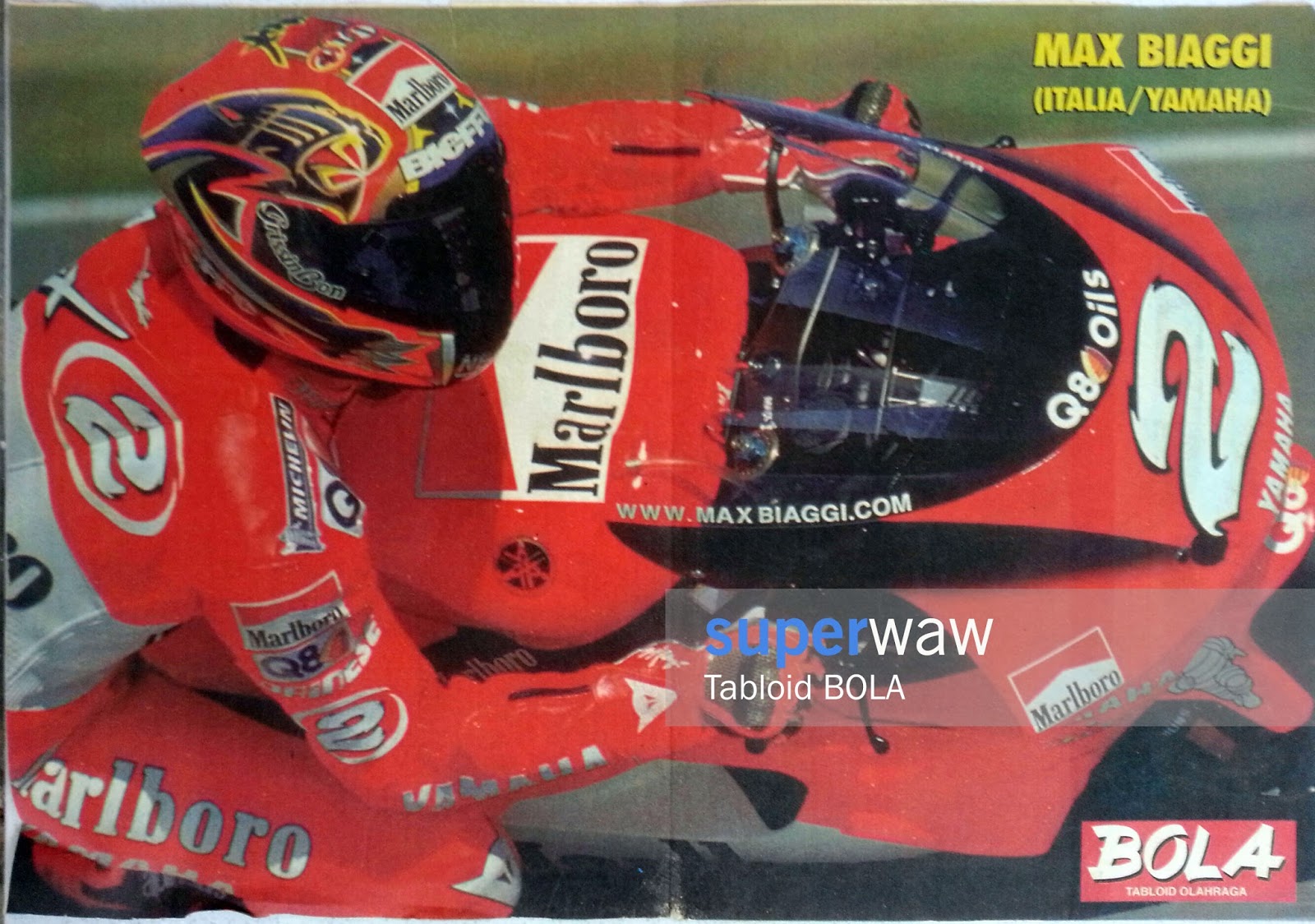 POSTER MAX BIAGGI (ITALIA / YAMAHA)