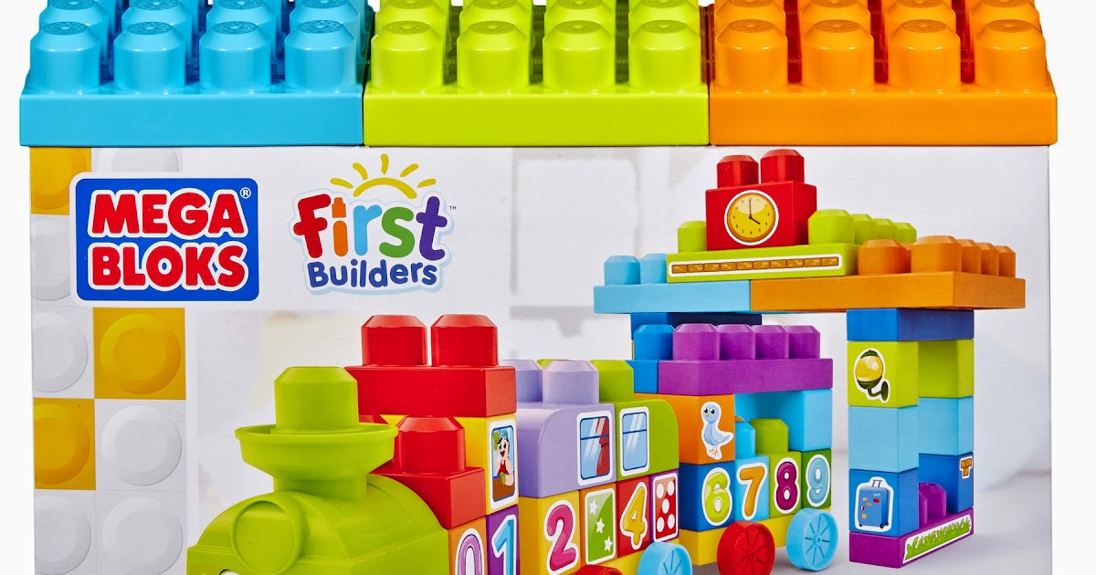 Brickstoy: New Mega Bloks First Builder Item arrival-1-2-3 Learning Train!