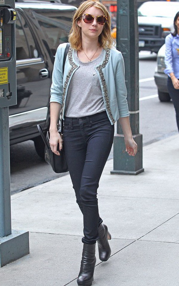 Sexy Prom Dress: Emma Roberts's Street Style