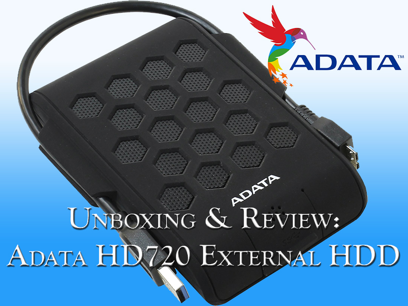 Unboxing & Review: Adata HD720 External HDD