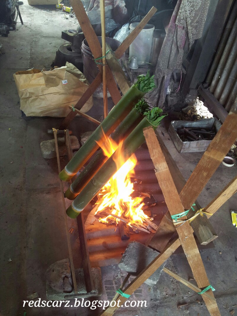 DAUS REDSCARZ: Resepi Ayam masak dalam buluh (Ayam Pansuh)