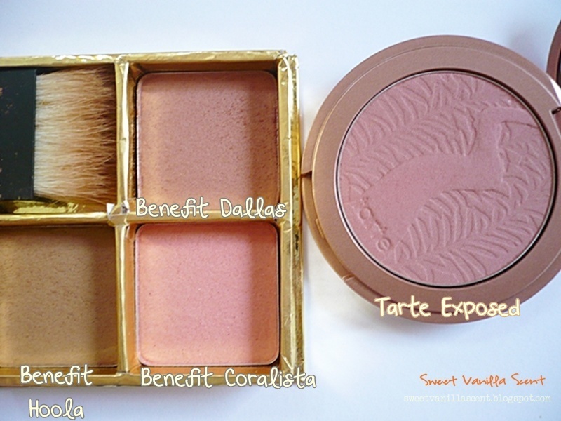 Tania's Blog: Tarte Exposed and Benefit Dallas, a Comparison