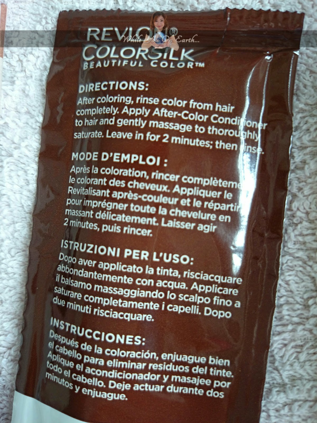 While you on earth..: Revlon ColorSilk with 3D Color Technology in Dark ...