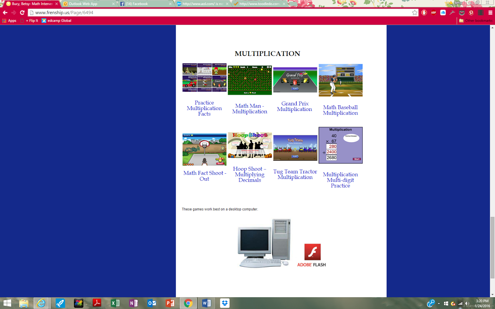 My FAVORITE 38 desktop math computer games!!!! | the Inspired ...