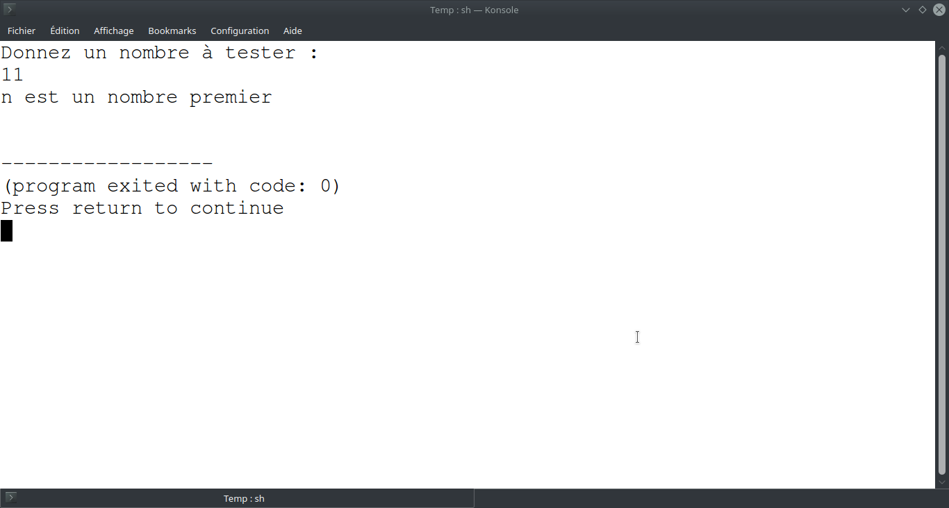 Codes Simples: Vérifier si un nombre est premier