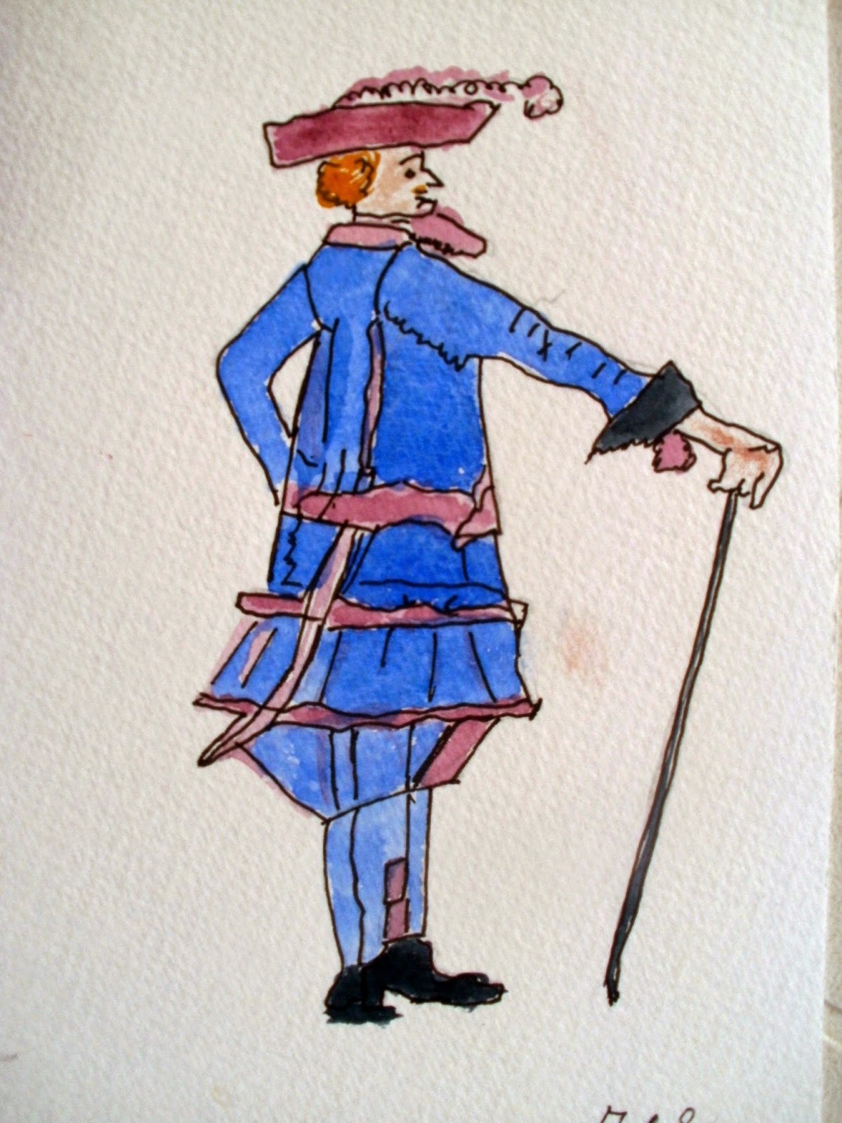 Ruby Watercolors by rae: Fancy Man