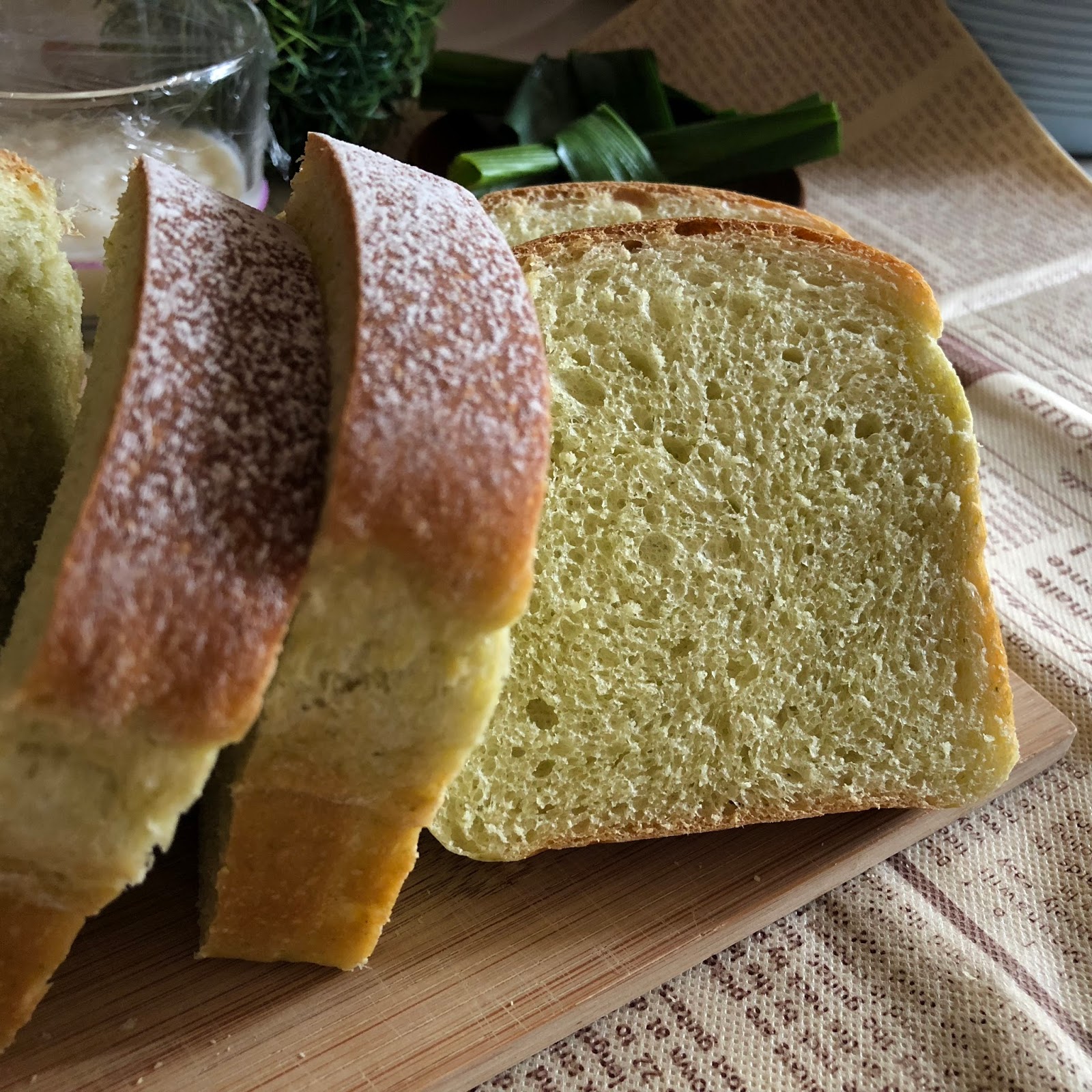 My Mind Patch: Herman - Sweet Pandan Milk Bread 香兰牛奶甜吐司