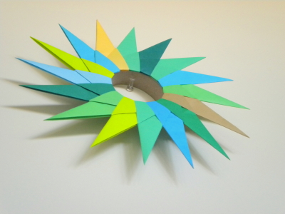 Harujion Design: Origami Wall Decor Tutorial