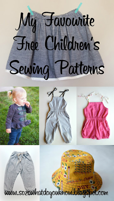 'So, Zo...': Free Sewing Patterns Update and a Plan