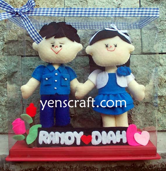Boneka Couple, Boneka Profesi: Boneka Couple Flanel