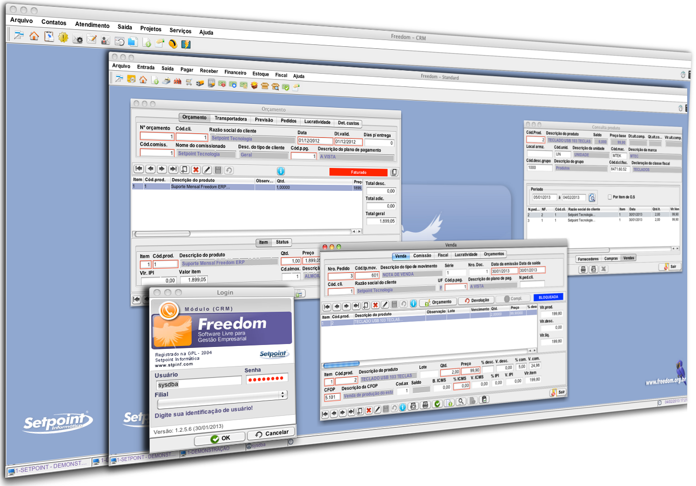 Baixe Programas Gratuitos: Freedom ERP - Sistema de Gestão Comercial ...
