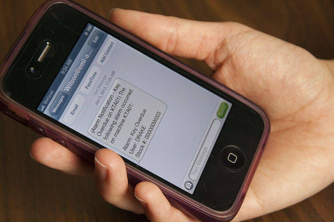 KeyTrak: How to Set Up Text Alerts on the KeyTrak System