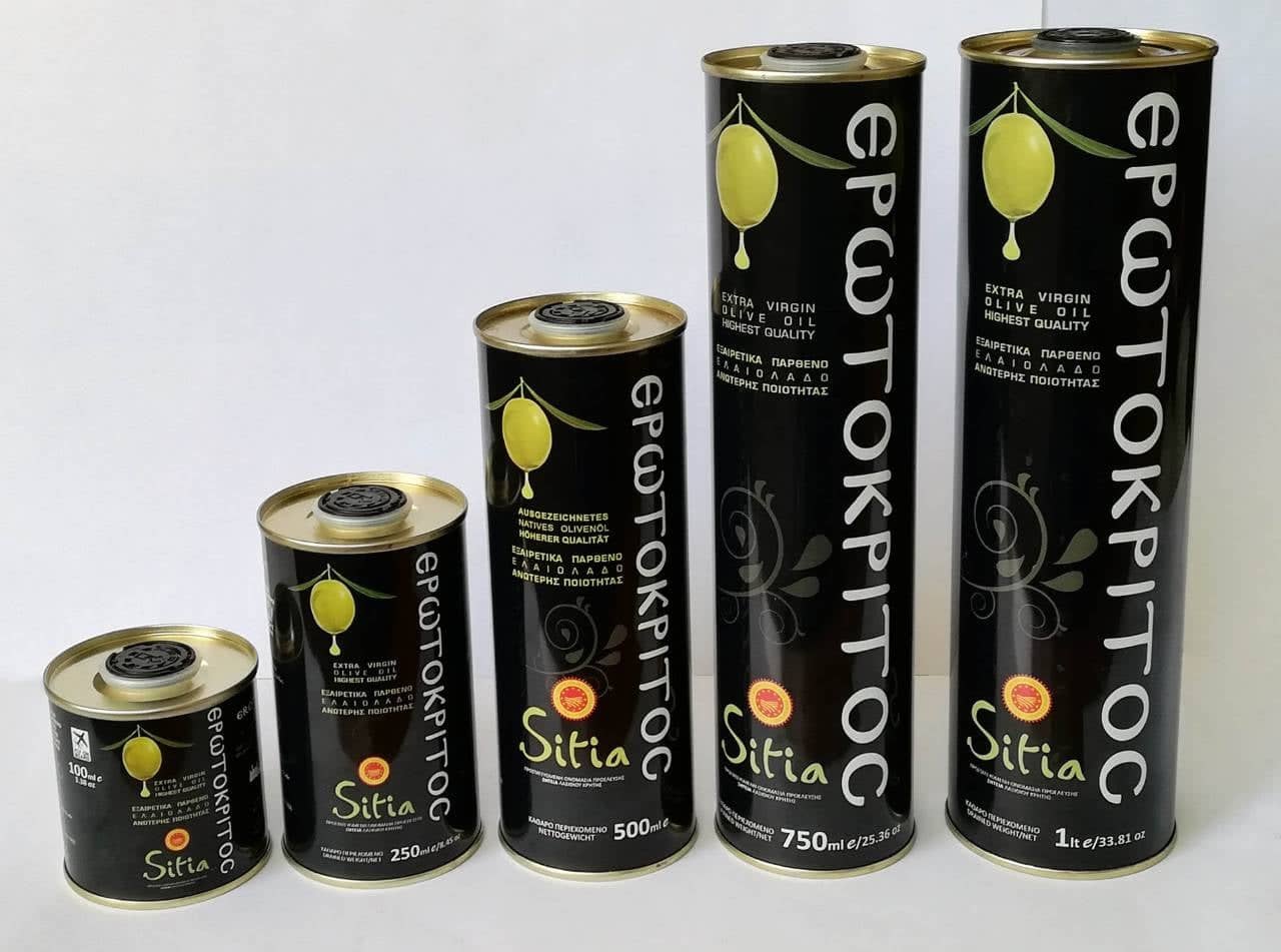 ΕΞΑΙΡΕΤΙΚΟ ΠΑΡΘΕΝΟ ΕΛΑΙΟΛΑΔΟ ΣΗΤΕΙΑ ΚΡΗΤΗΣ ΕΛΛΑΔΑ: Ελαιόλαδο Ερωτόκριτος