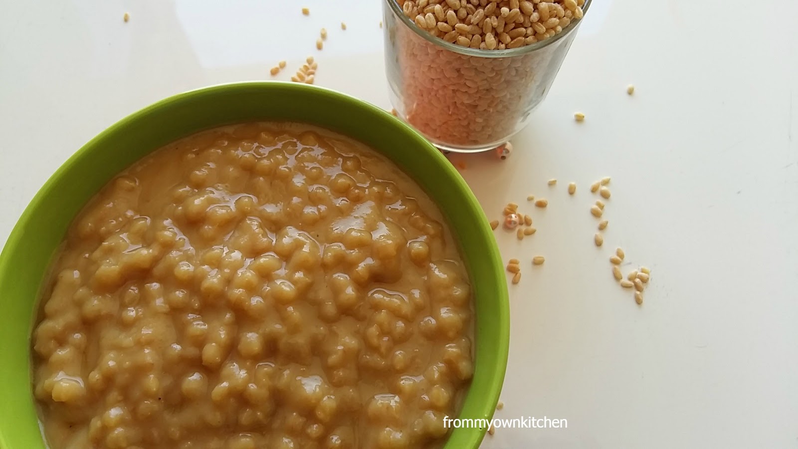 From My Own Kitchen: Gothambu SharkkaraChoru /Wheat Kheer(Payasam)
